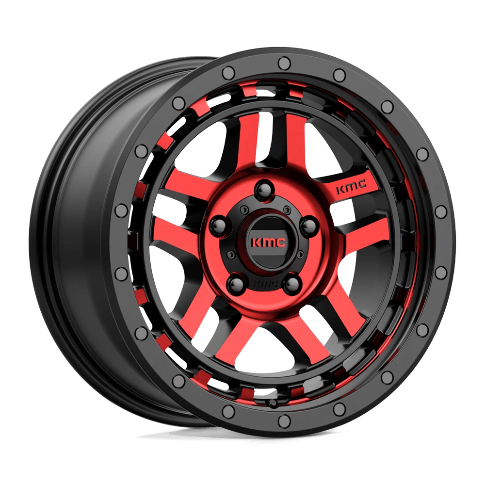 R17 5x127J8,5 ET18 Alumínium felni JEEP JK JL KM540 Recon Gloss Black ...